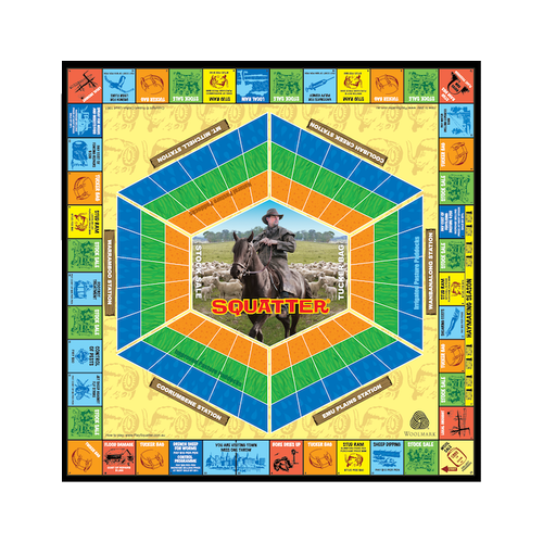 Squatter Classic Board Game – Jarrah Media