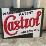 Embossed Castrol Wakefield Sign – Jarrah Media