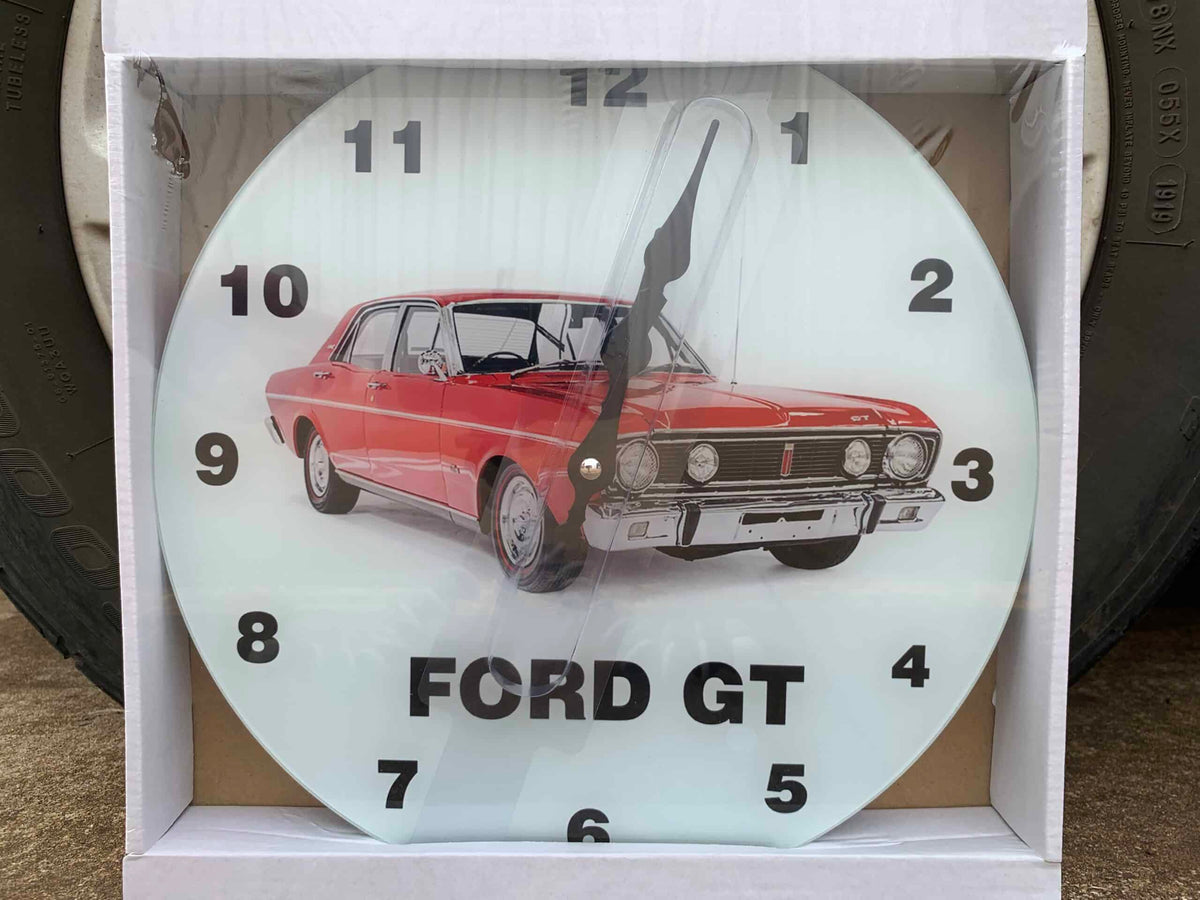 Glass fronted Ford GT Clock. The perfect accessory to hang on any wall ...